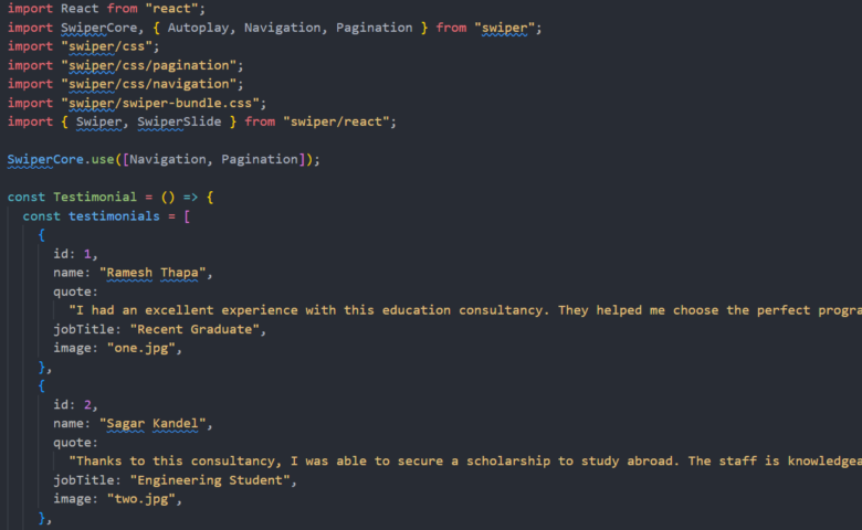 What is Swiperjs? Creating Dynamic Sliders with Swiper.js in React - NepTechPal